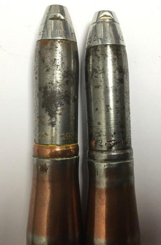 WW2 Third Reich 20mm HE Sprenggranat-Patron Cannon shells 20x138B as ...