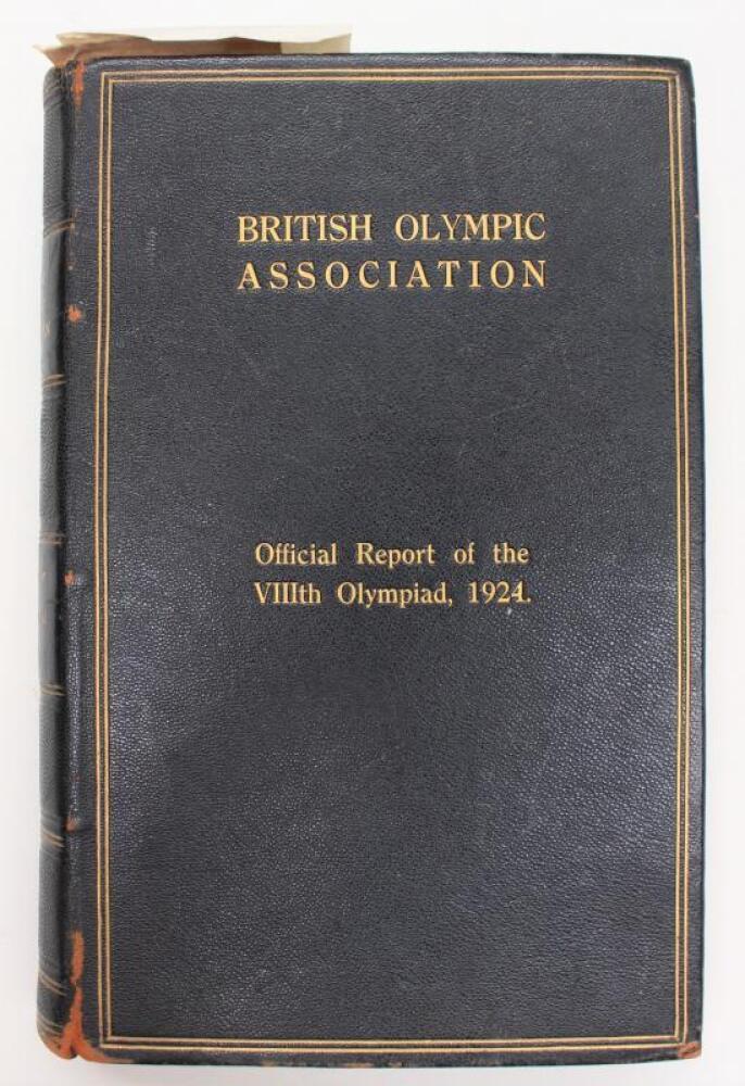 Lucy Morton: A hardback copy of the 'British Olympic Association ...