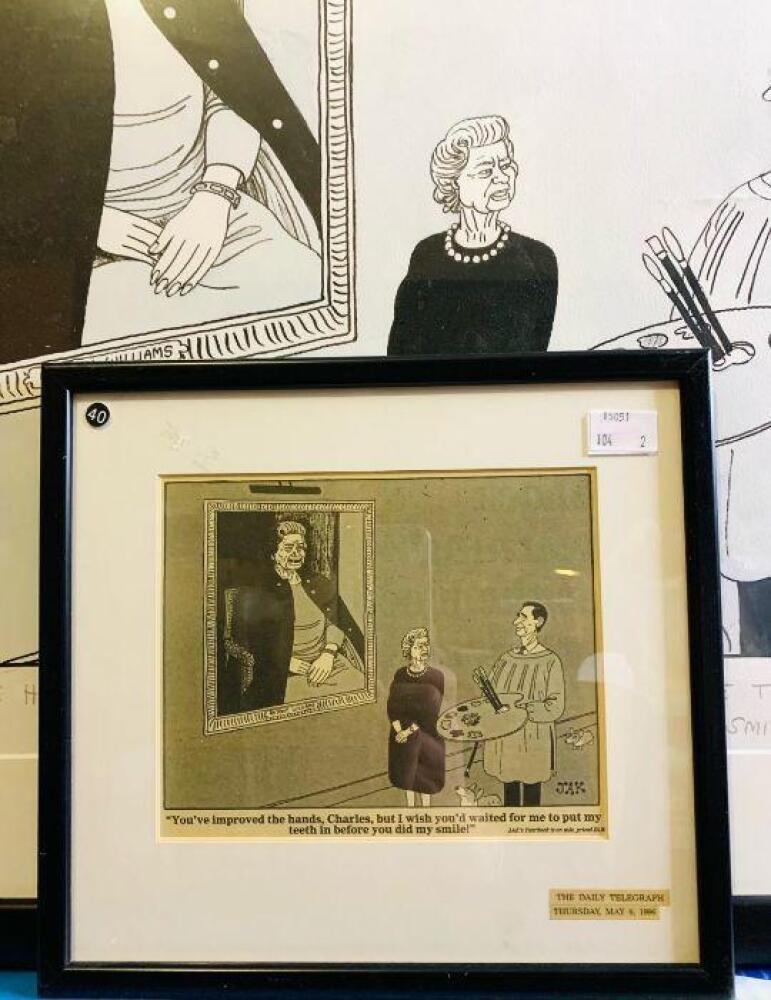 Jak , Raymond Jackson (1927-1997), HM Queen Elizabeth II, original ...