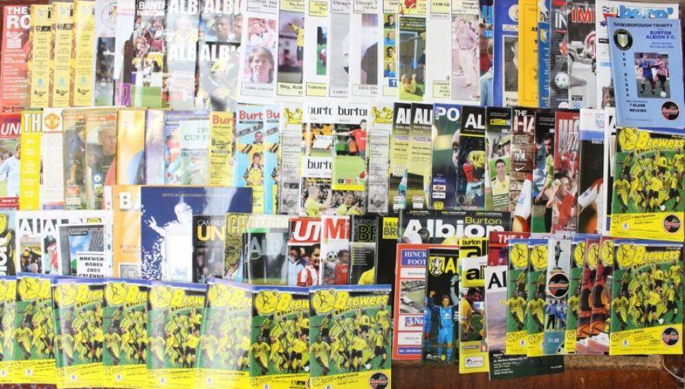 Football: A collection of assorted modern football programmes, mostly ...