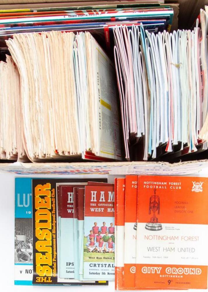 Miscellaneous: A collection of assorted modern football programmes to ...