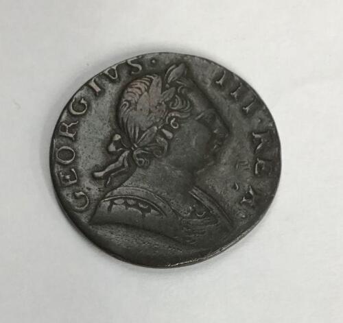 George III & George IV copper coins includes 1775 half Penny in good ...