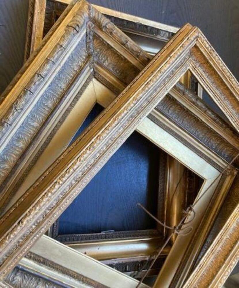 An 18th frame a large collection of frames