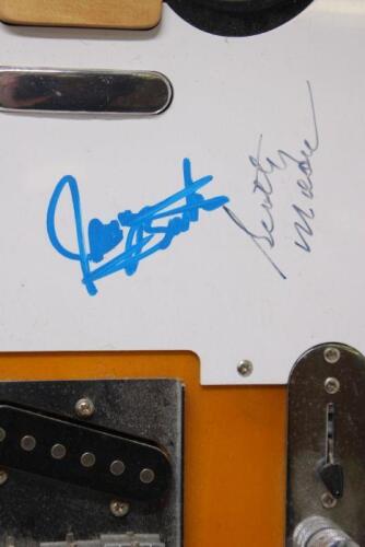 Signed Copley Electric Guitar Telecaster Style Signed Scratch Plate By ...