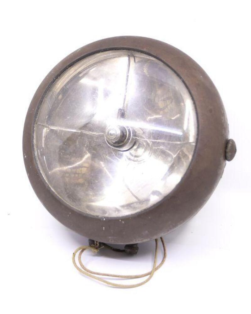 A Stephen Grebel of Paris headlamp, stirrup mounted, approx 12 , circa ...