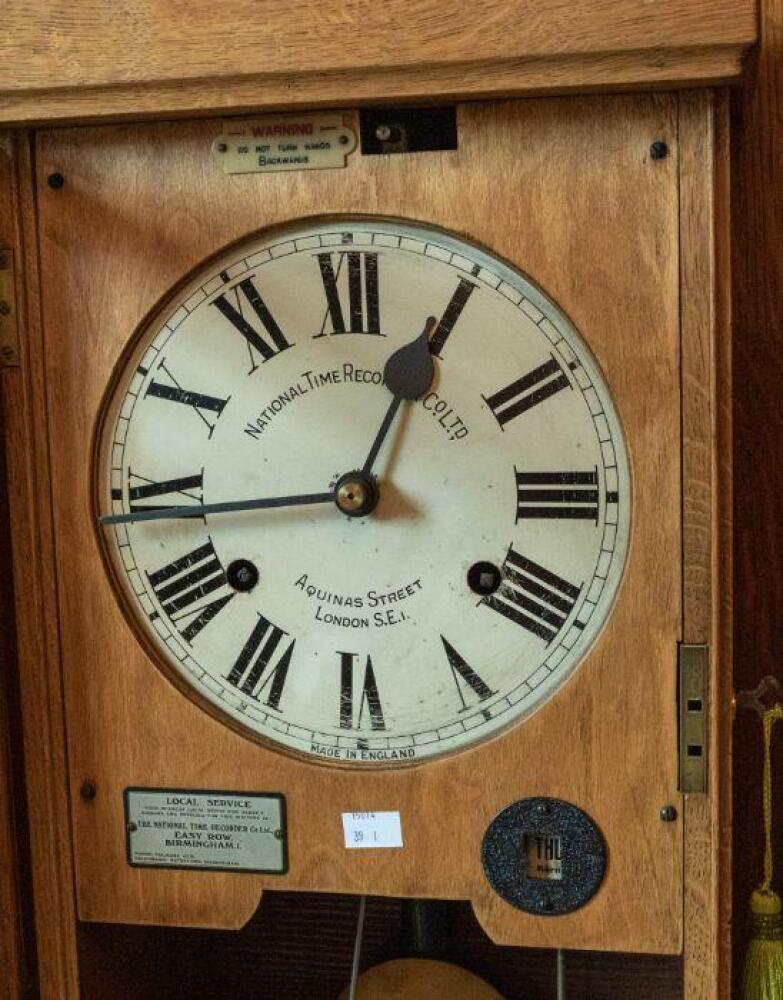 A National Time Recorder Co Ltd industrial time recorder/ clocking-in ...
