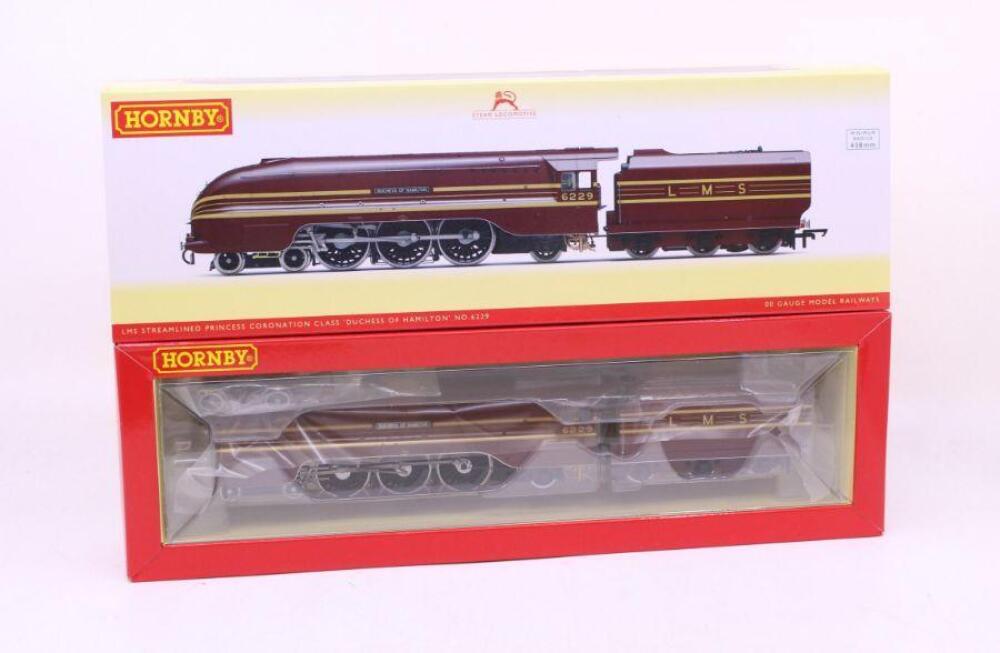 Hornby: A boxed Hornby, OO Gauge, LMS Streamlined Princess Coronation ...