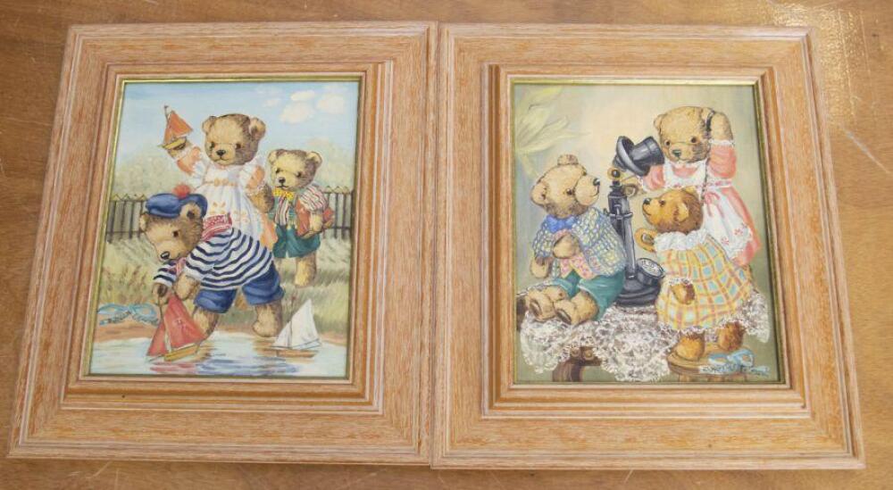 Doreen Edmond Artist ; Childrens vintage 1980s Original Nursery art ...