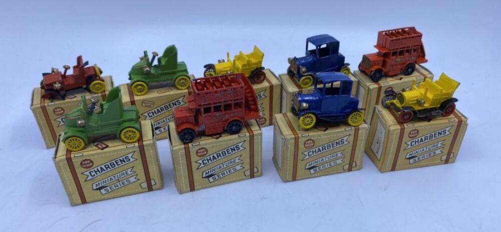 A Collection of Charbens Miniature Series Diecast Vehicles with Boxes ...