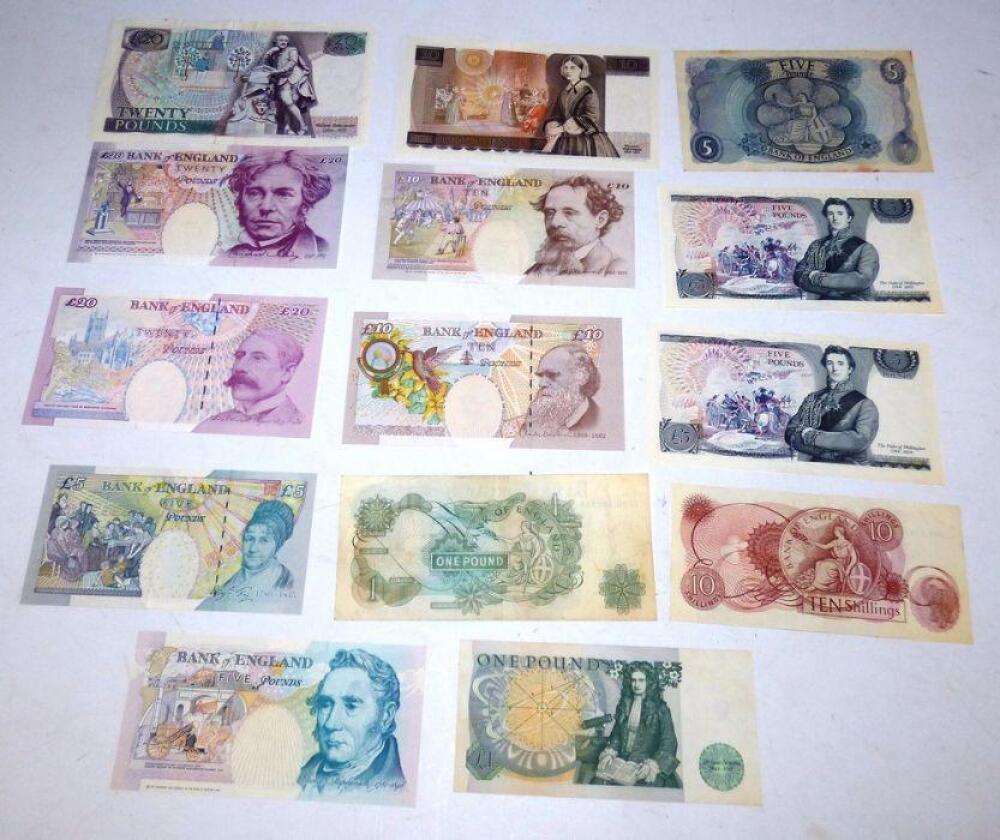A good collection of British bank notes , to include William ...