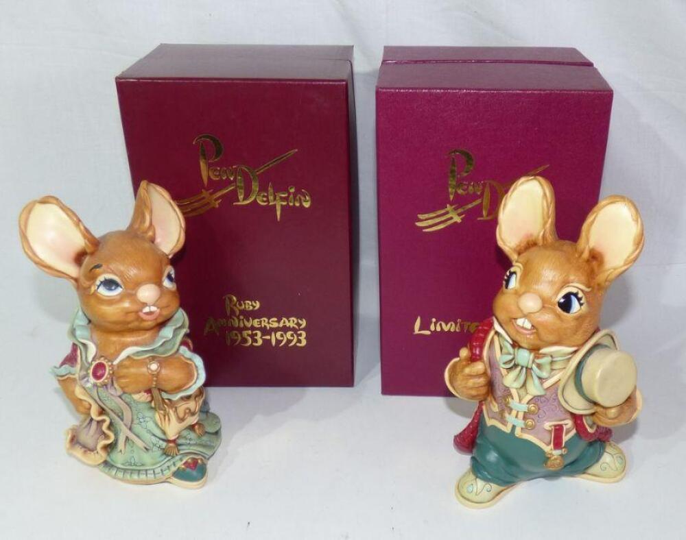 2 Large limited edition Pendelfin figures in original boxes