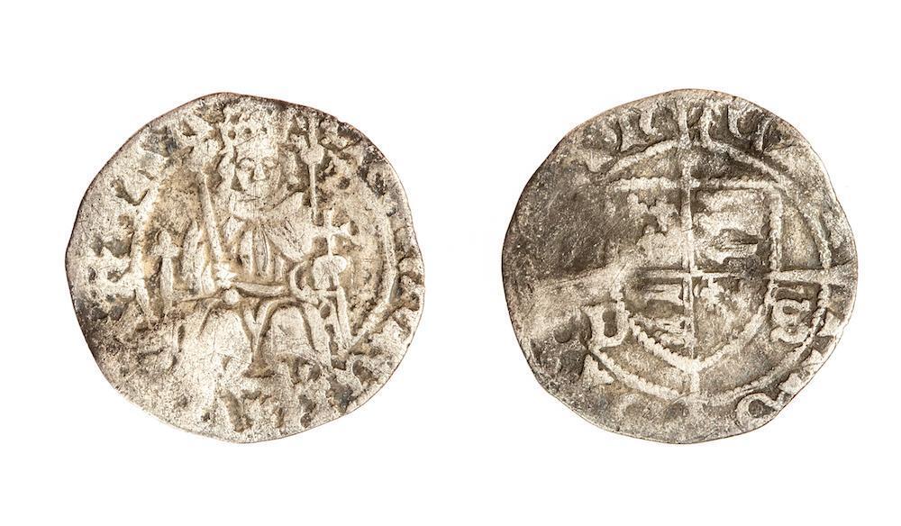 A silver hammered penny of Henry VII (1485-1509) dating c. 1485-1494 ...