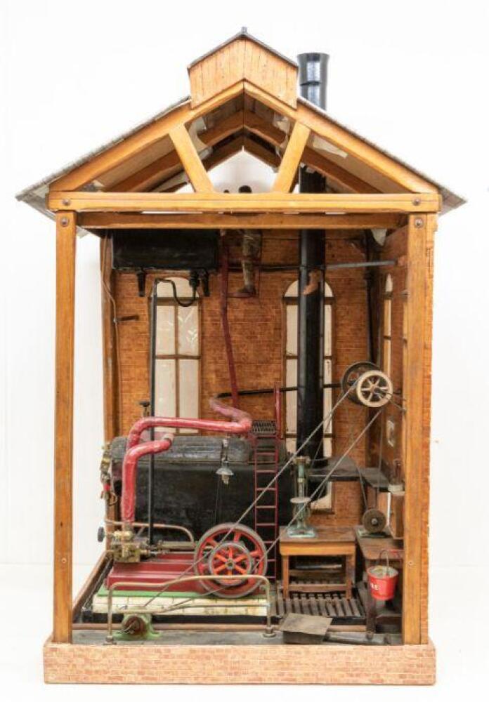 Live Steam: A scale model of a live steam pumping station, comprising ...