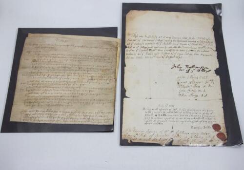 English Civil War Interest. Collection of six manuscripts and pamphlets ...