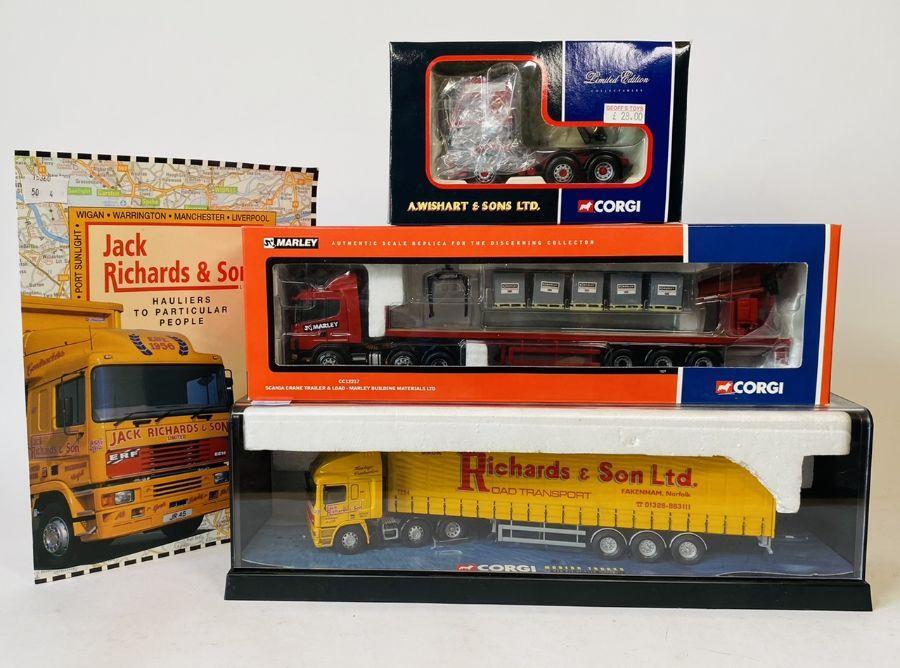 Corgi 1:50 Scale HGV Models - Marley Scania Brick Lorry, Jack Richards ...