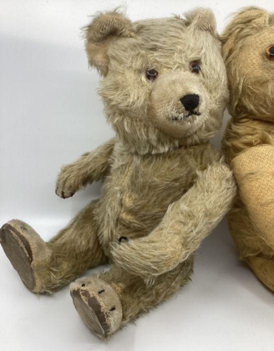 Antique teddy Bears Pair to include a beautiful 1950s Chiltern Ting a ...