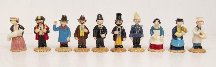 A collection of Beswick Trumpton Camberwick Green figures including ...
