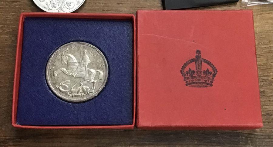 Collection of British coins, includes 1935 Specimen striking in ...