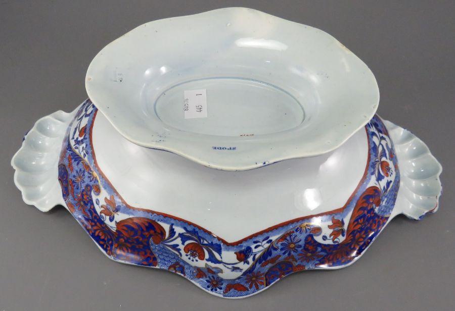 An early nineteenth century blue and white transfer-printed Spode ...