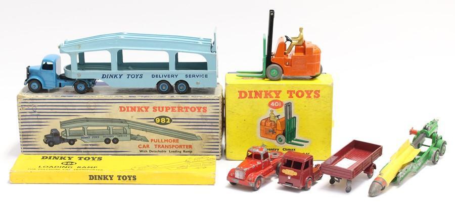 Dinky: A boxed Dinky Supertoys, Pullmore Car Transporter including ...