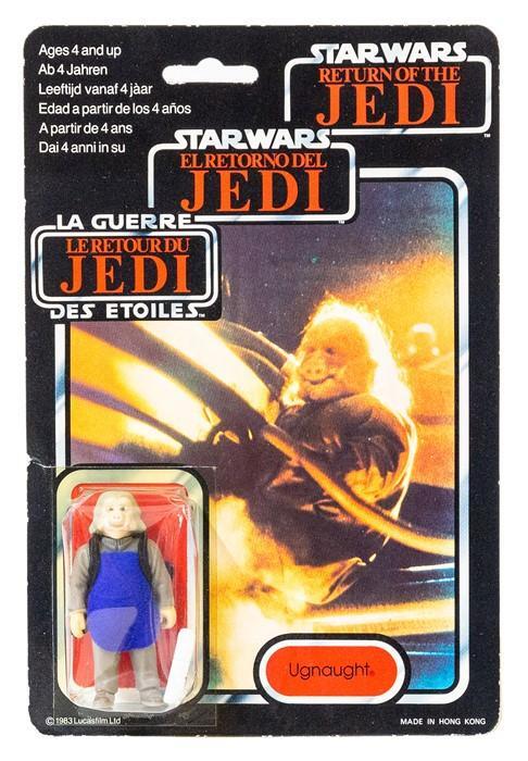 Star Wars: A carded, Star Wars: Return of the Jedi, tri-logo figure ...