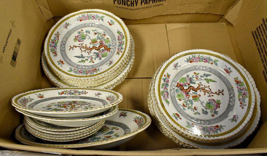 Adams Ironstone Indian Tree dinner set comprising 1 large tureen, 2 ...