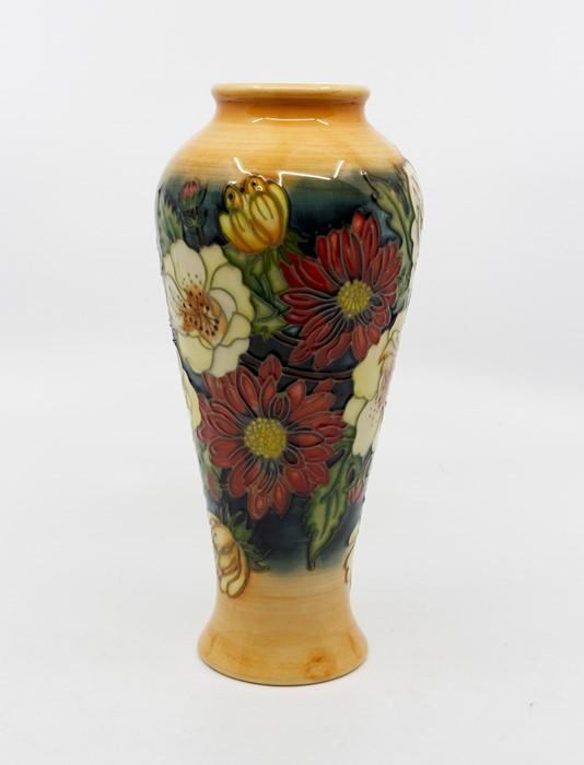 Moorcroft Victoriana pattern inverted baluster vase, circa 1997, signed ...