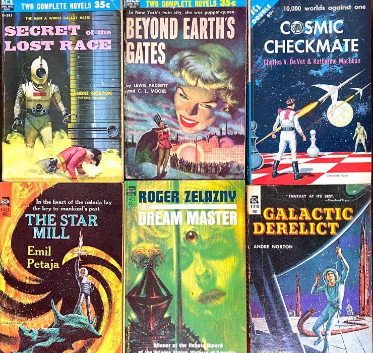 Ace Science Fiction & Ace Doubles. A collection of 97 Ace paperbacks ...