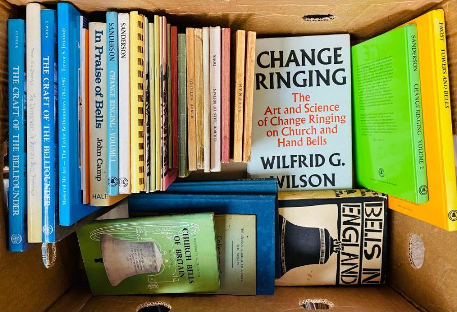 A collection of books on church bells & bell-ringing, condition varied ...