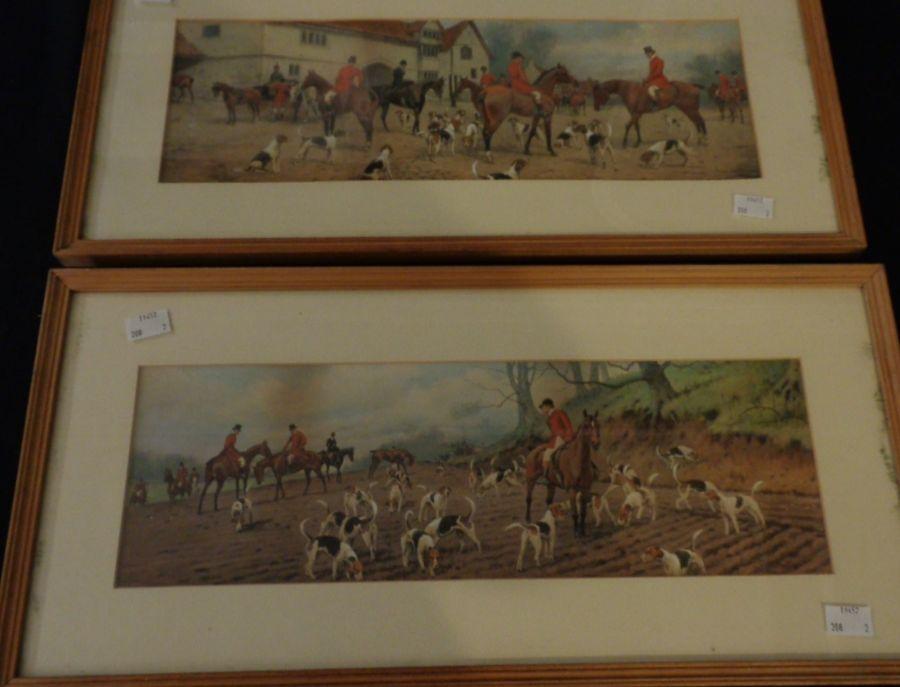 ***WITHDRAWN***George Wright (1860-1944) Fox Hunting Scenes, a pair ...
