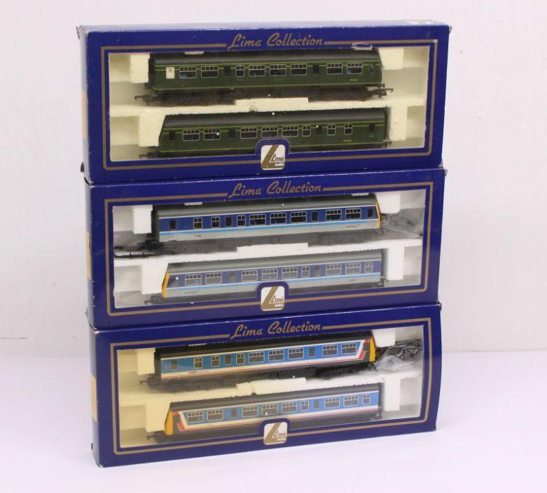 Lima: A collection of three boxed Lima, OO Gauge 2 Car Units to ...