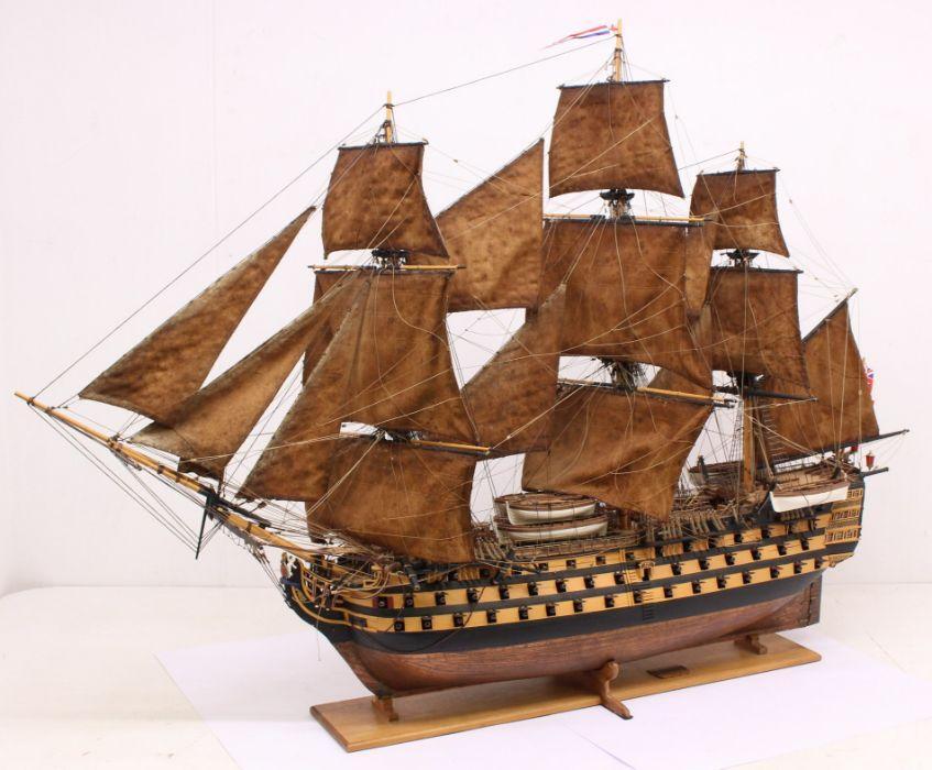 ***WITHDRAWN*** HMS Victory: A wooden, handmade model of HMS Victory ...