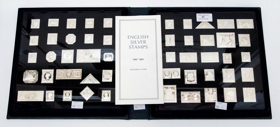 Boxed Collection of Silver Stamps, a complete set of International ...