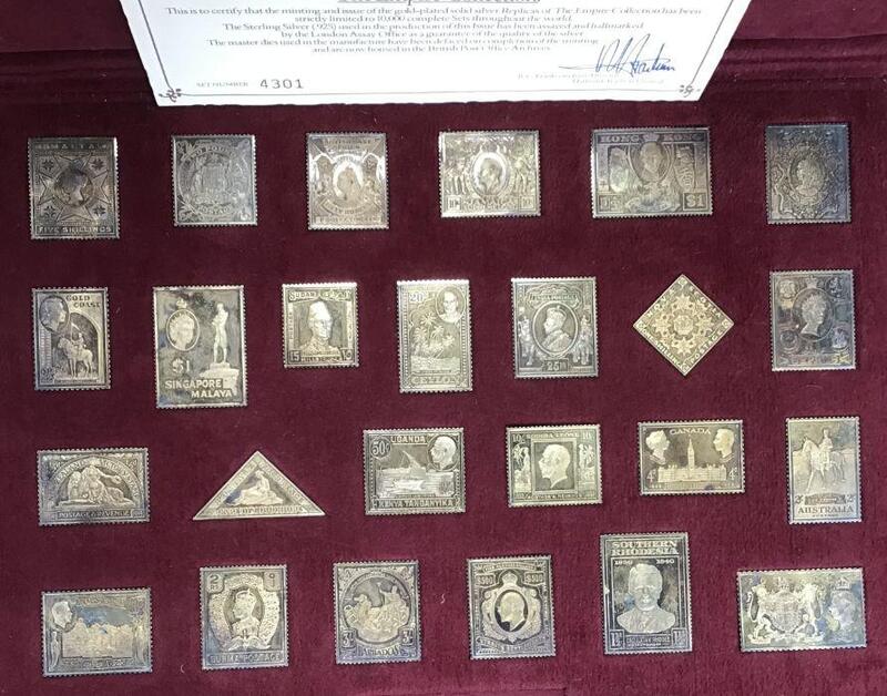 The Empire Collection of Sterling Silver Ingot Stamps in Original ...