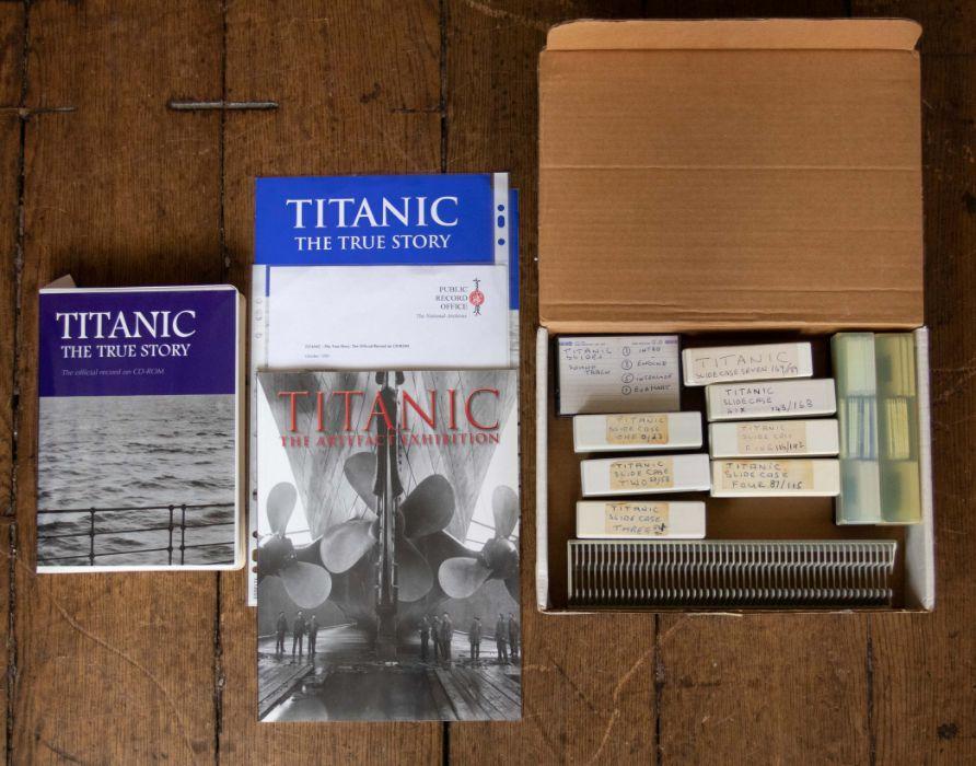 RMS Titanic. A collection of 189 photographic slides of the Titanic ...