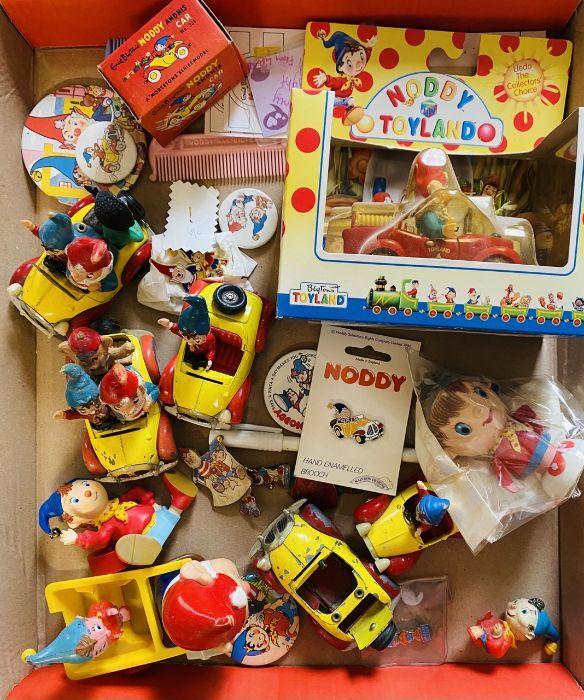 Blyton, Enid. Noddy’s die-cast toy Car, Corgi, with plastic figures of ...