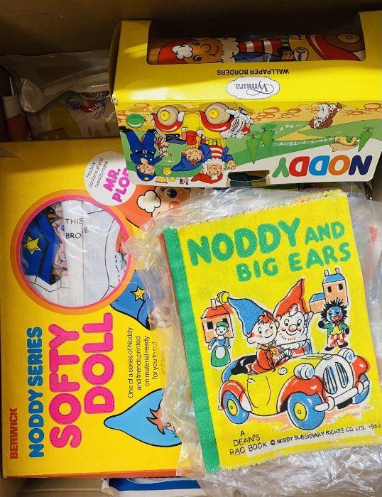 Blyton, Enid. Dean’s Noddy rag-books, 1962 (5); a felt doll kit (unused ...