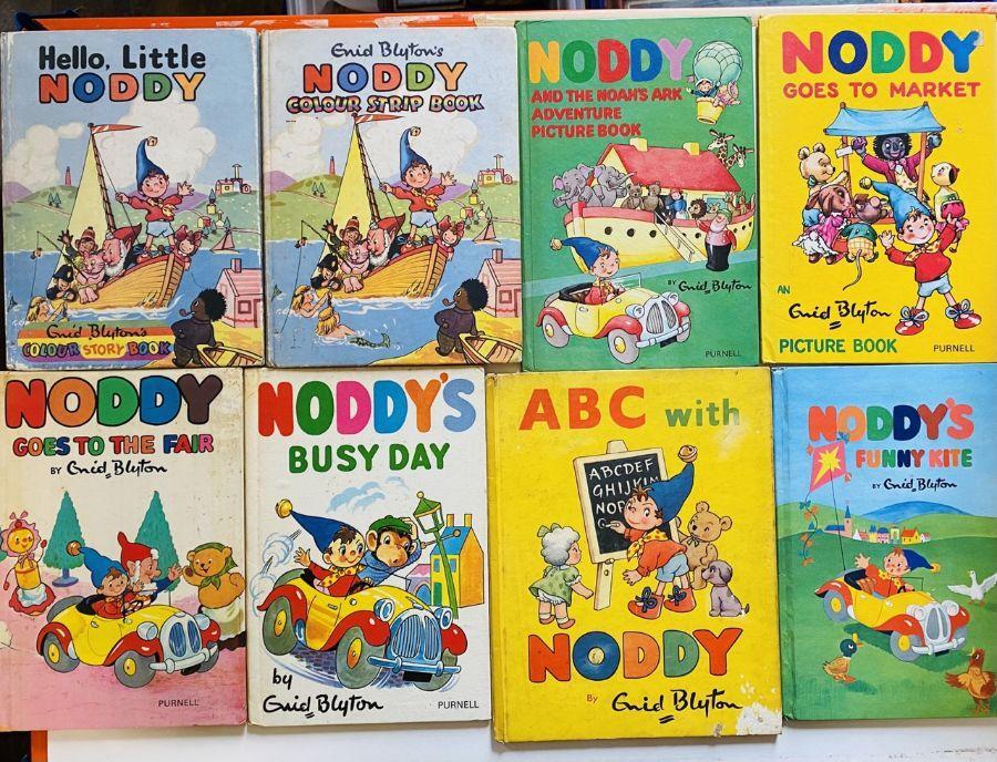 Blyton, Enid. Noddy’s Colour Strip Book, illustrated paper boards, some ...