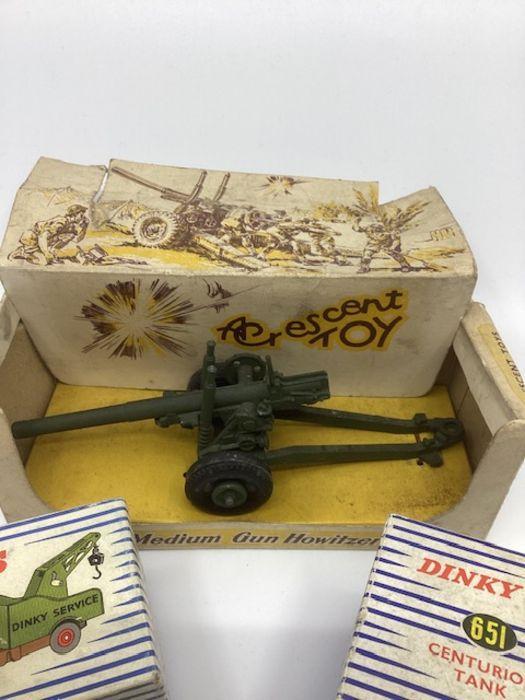 Vintage Dinky Boxed Die cast toys ; to include a 651 boxed centurion ...