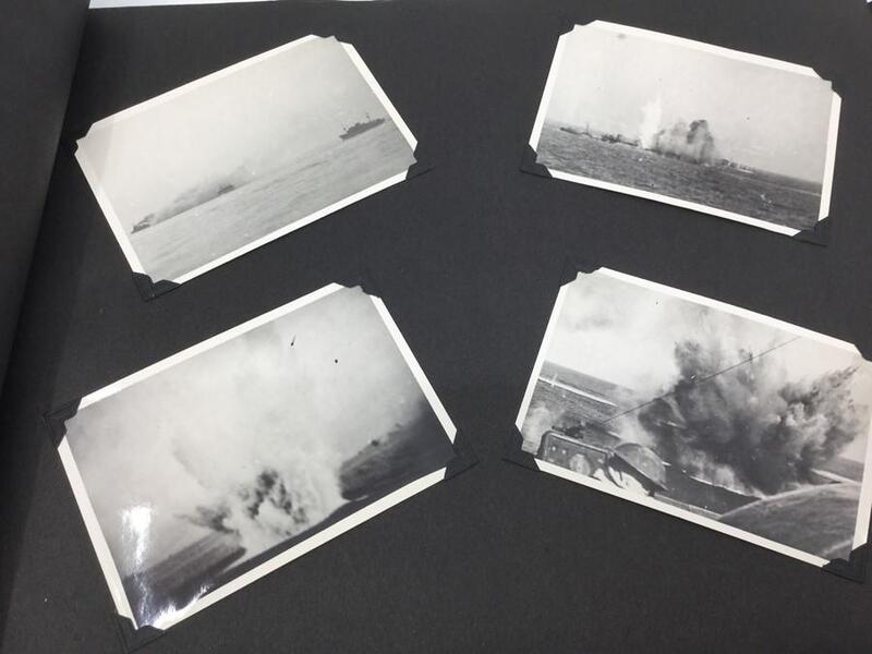 WW2 British Royal Navy Photograph album from a Rating serving on HMS ...