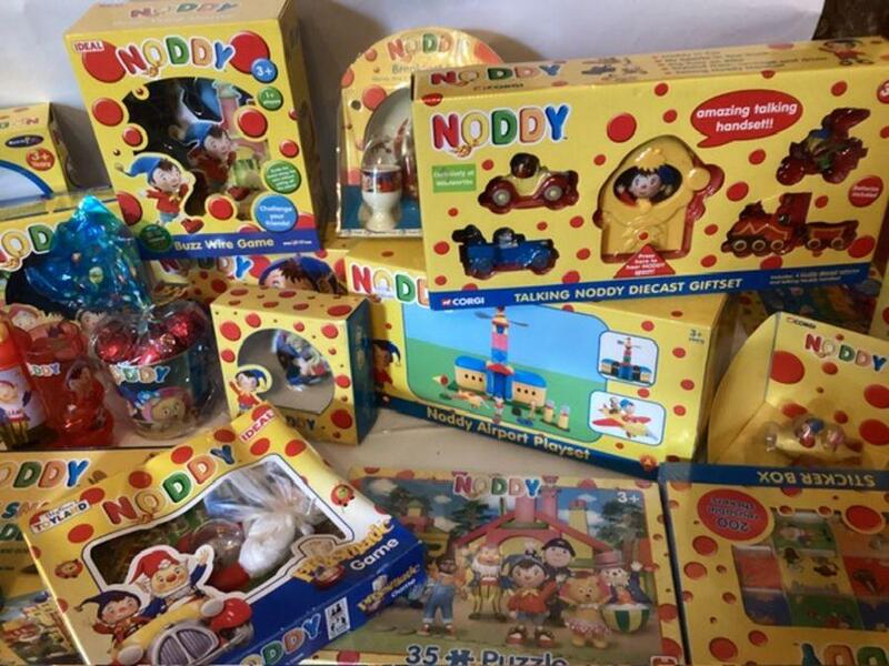 Vintage Noddy toy collectibles-all toys appear unopened and boxed sets ...