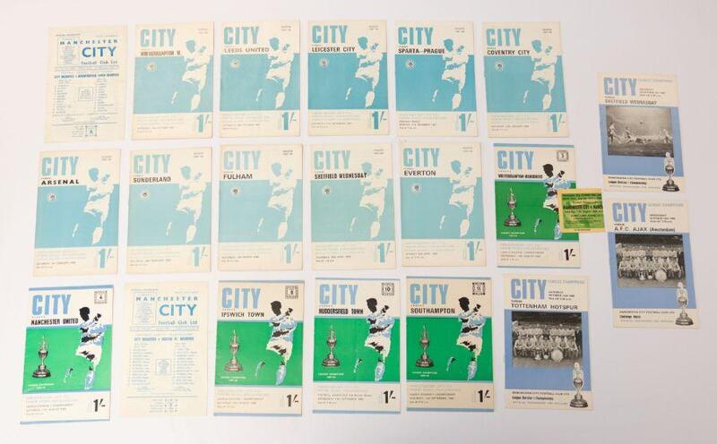 Manchester City: A collection of over 50 Manchester City programmes ...