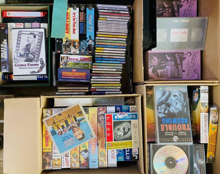 George Formby (1904-1961). An extensive collection of CDs, DVDs & VHS ...