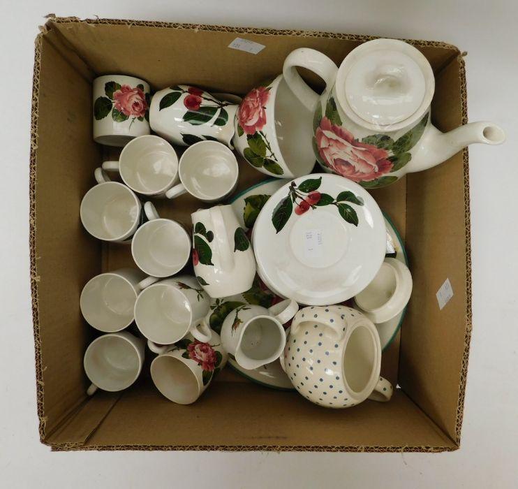 A mid 20th Century Plichta Coffee set, nine cans and saucers, sugar ...