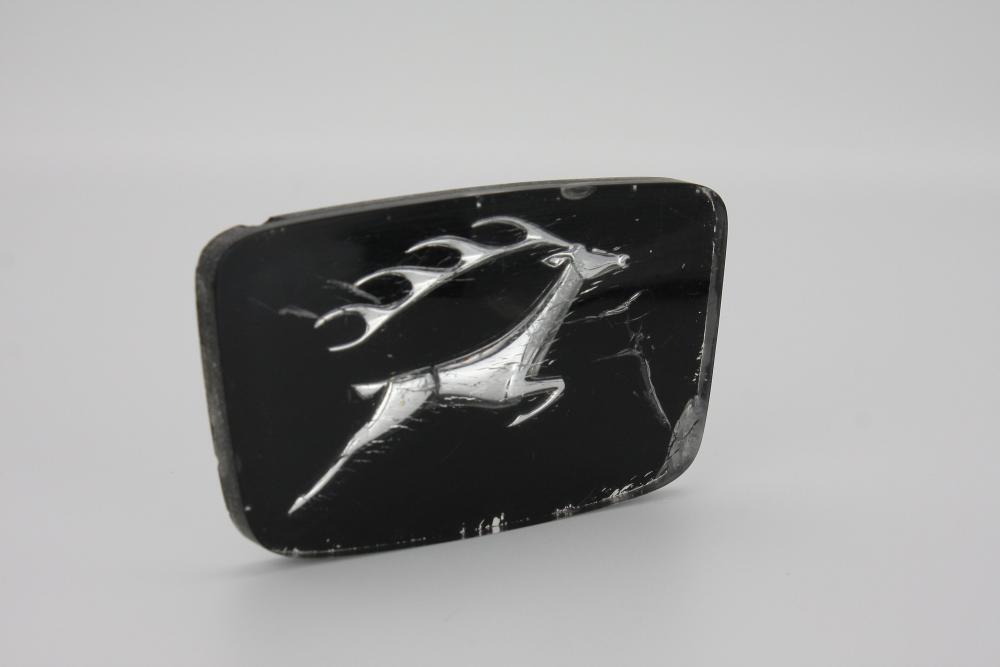 An original Triumph Stag nose badge