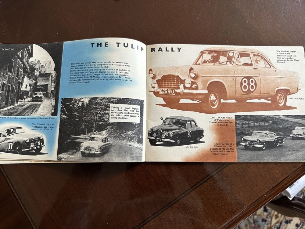 A 1957 Wakefield Castrol oil marketing book 1957