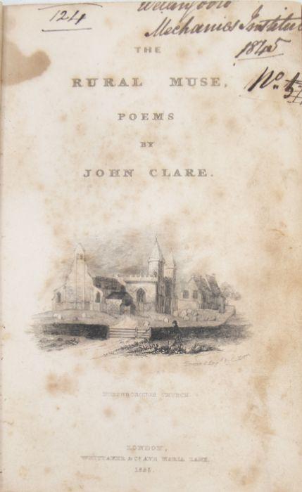 Clare, John. The Rural Muse, two first editions in variant bindings ...