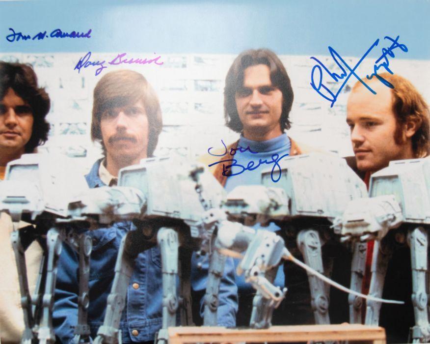 Star Wars - Signed large colour photograph signed by Doug Beswick ...