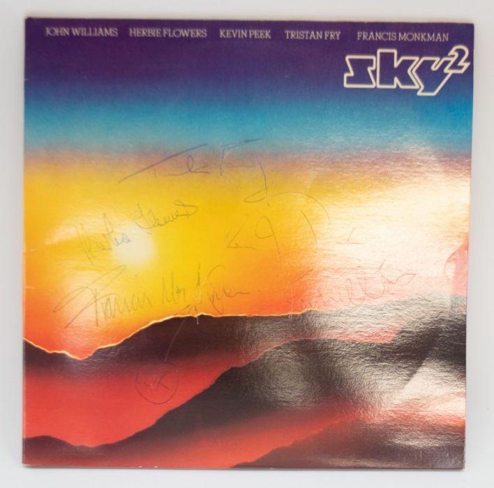 SKY - 1970s Rock Band Signed Vinyl LP sky2 - Signed by John Williams ...