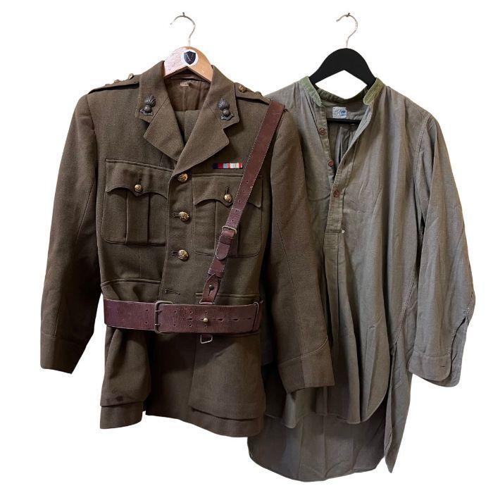 A 1941 dated royal artillery uniform worn by W.L.H Francys, a 30s/40s ...